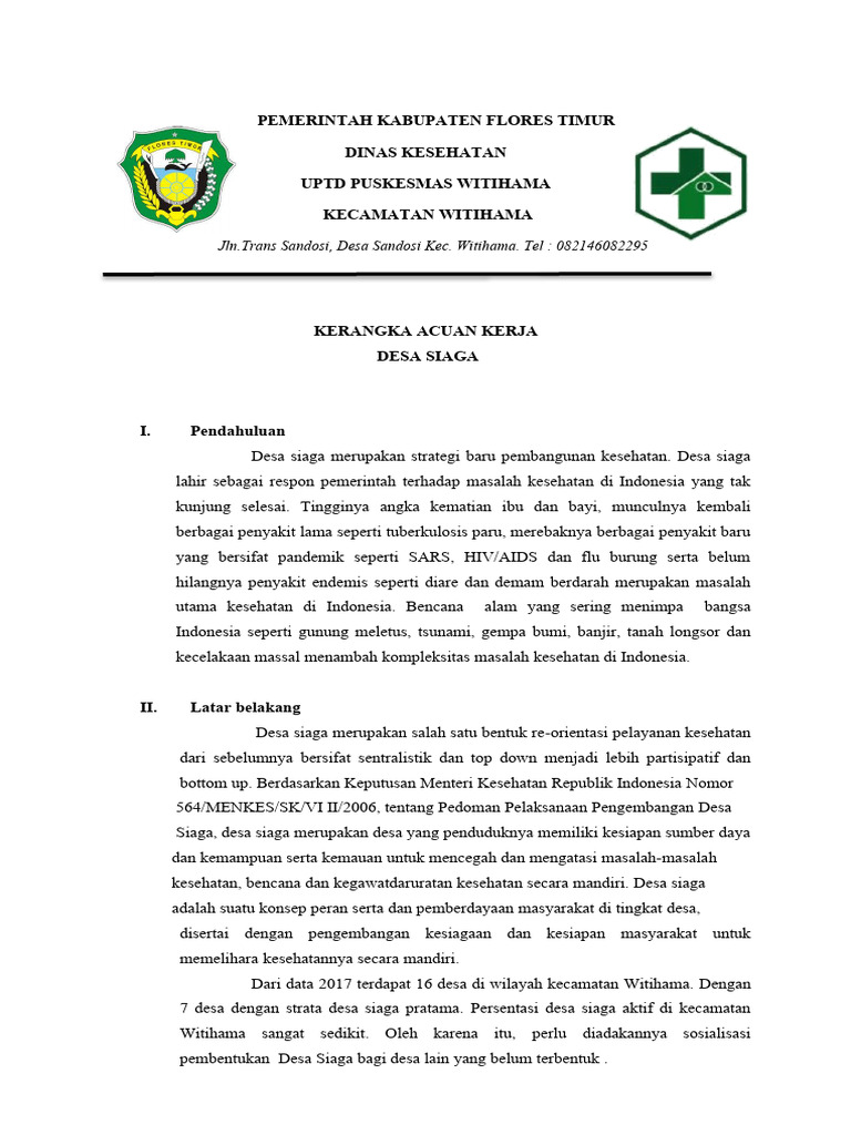 Kak Desa Siaga Acc | PDF
