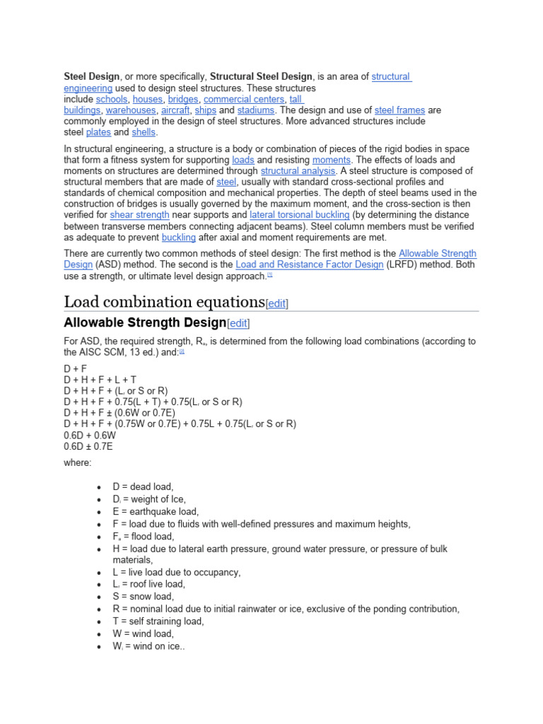 Steel Design | PDF | Building Engineering | Physical Sciences