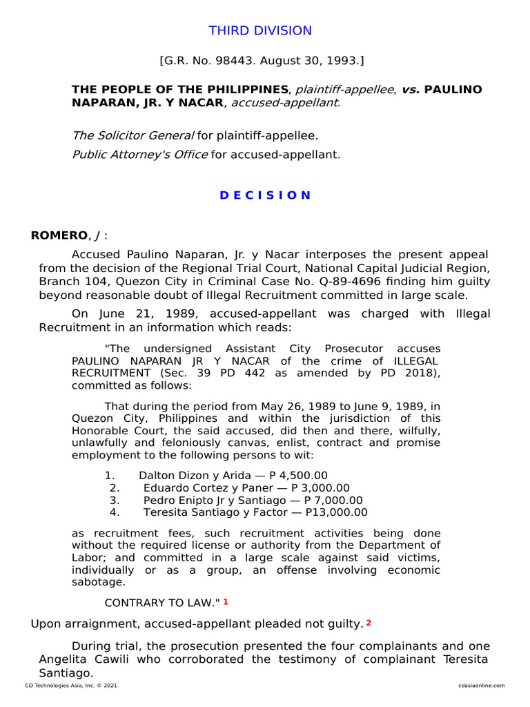 People v. Naparan Jr. y Nacar | PDF | Trials | Prosecutor