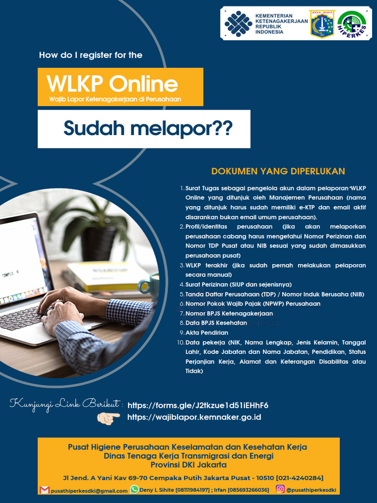 Poster WLKP Online - PHPK3 Dan Kemenaker RI | PDF