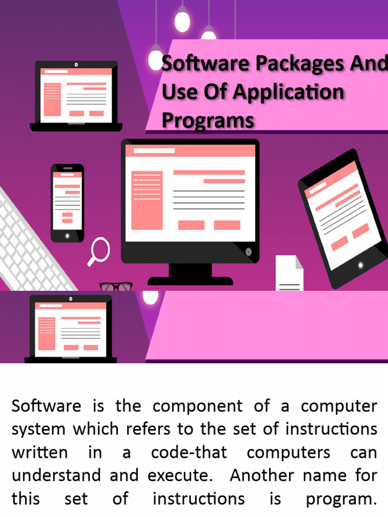 Module 4 Sheet 2.3 Software Packages and Use of Application Programs ... Module 4 Sheet 2.3 Software Packages and Use of Application Programs ...