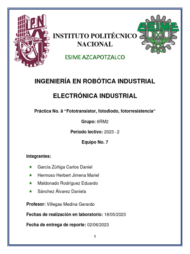 Fototransistor y H21A1 en Electrónica | PDF | Diodo emisor de luz ...