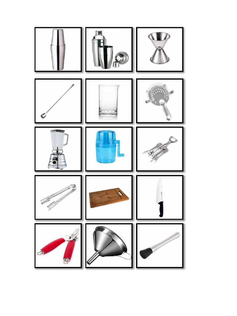 Herramientas de Bar | PDF