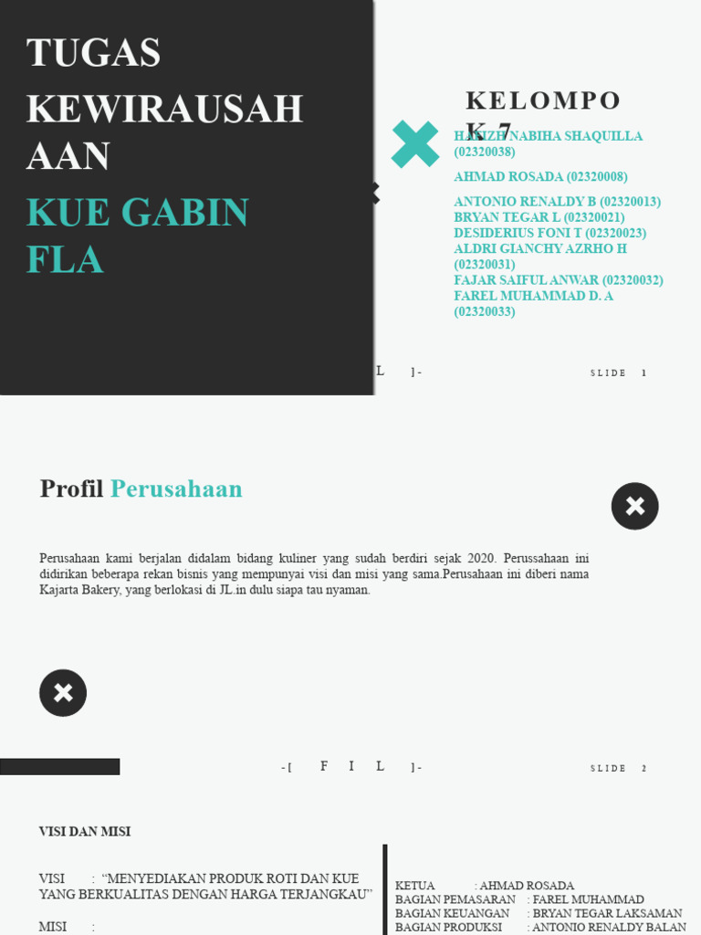 Kelompok 7 (Kue Gabin Fla) | PDF | Bisnis