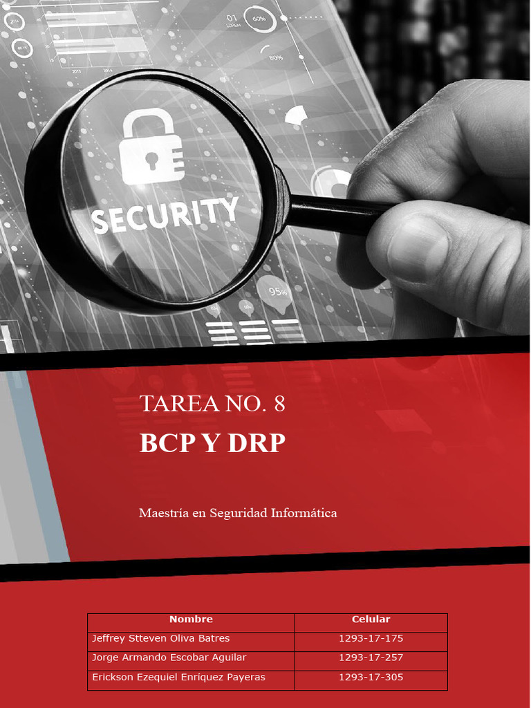 Tarea 8 - BCP y DRP | PDF | Servidor (Computación) | Internet