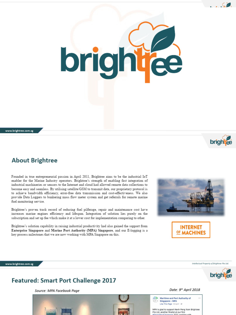 Marine IoT Solutions by Brightree | PDF | Internet Of Things | Computing