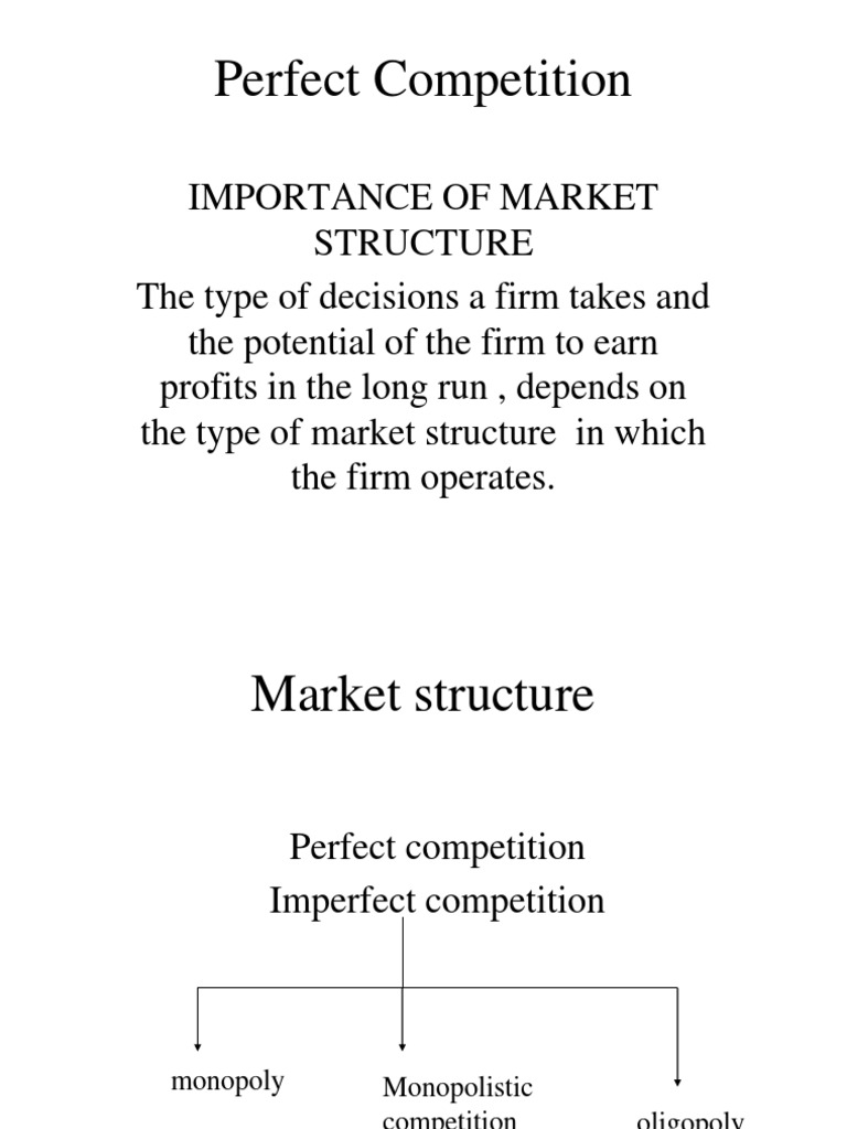 Perfect Competition | PDF | Perfect Competition | Profit (Economics)