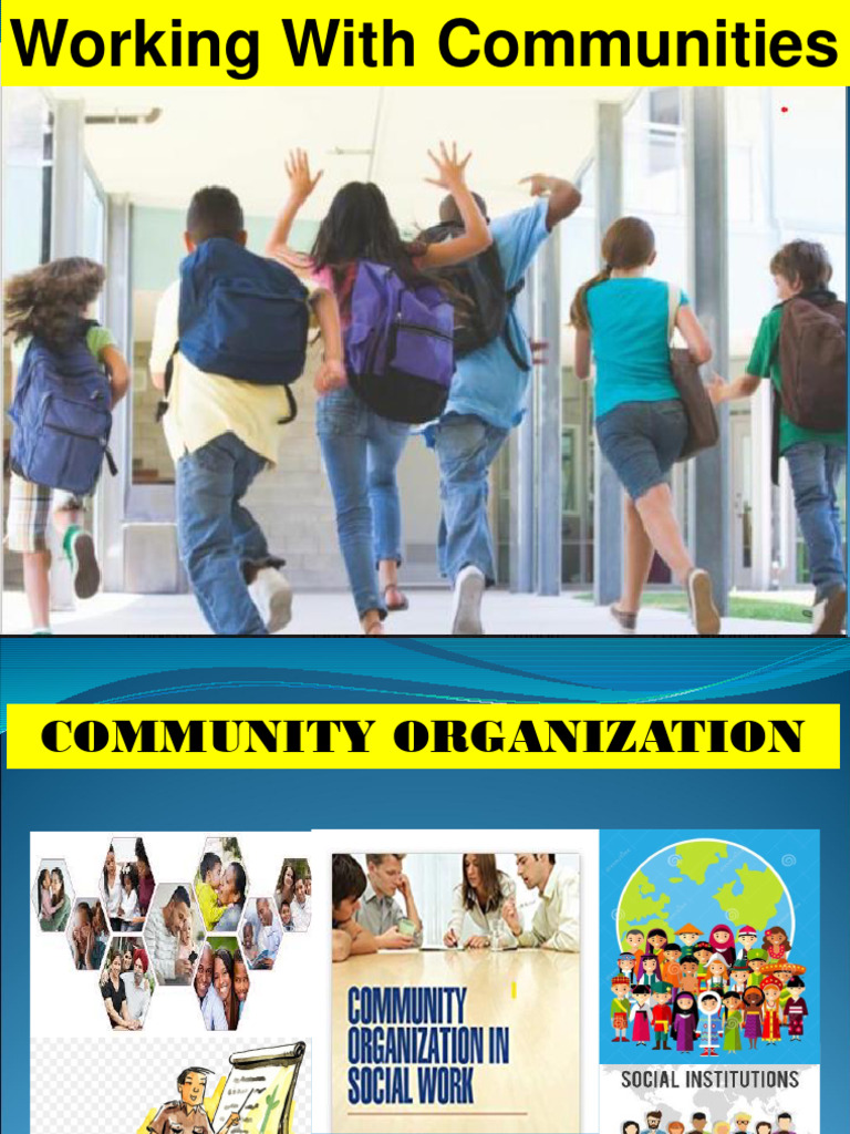 COMMUNITY ORGANIZATION Working With Communities | PDF | Community ...