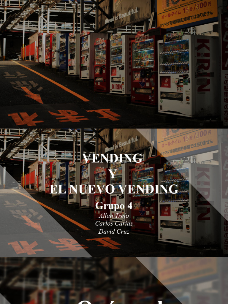 El Vending | PDF | Máquina expendedora