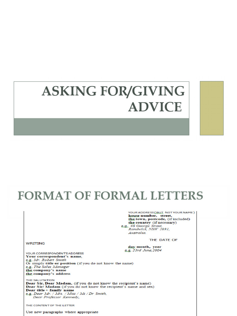 Formal Letter Writing Guide | PDF | Paragraph