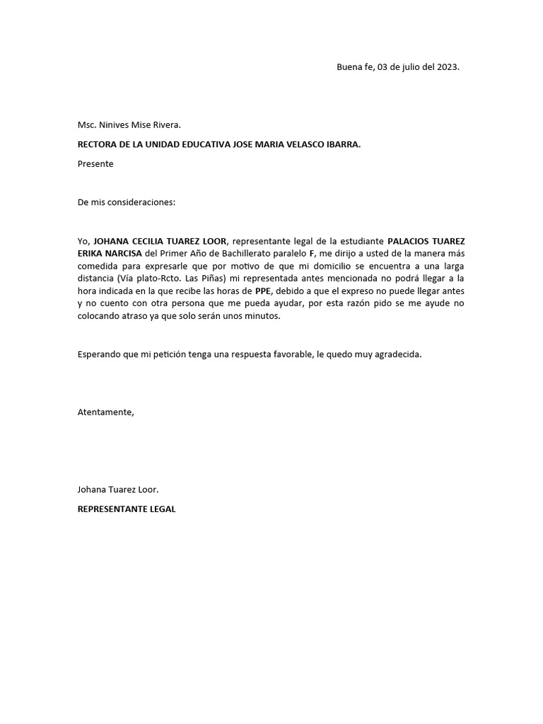 Oficio Rectora | PDF