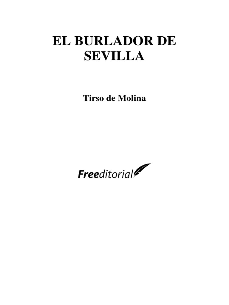 El Burlador Sevilla | PDF | Amor