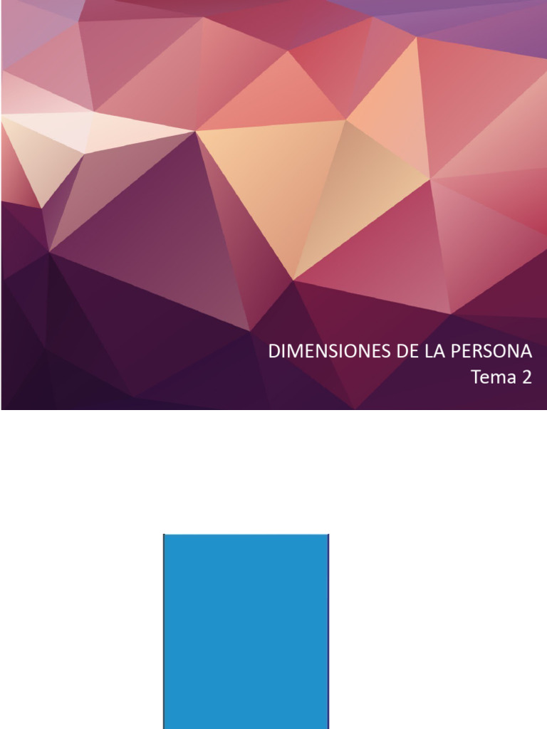 1.1 Las Dimensiones de La Persona | PDF