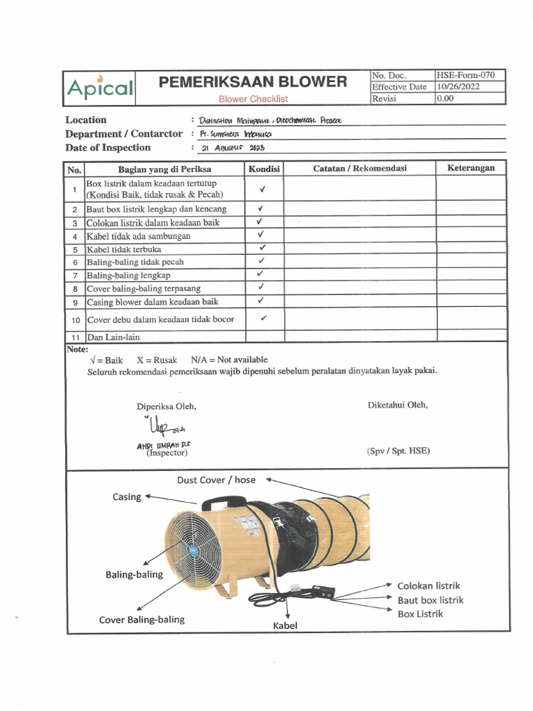 Inpection 24 Aug 23 | PDF