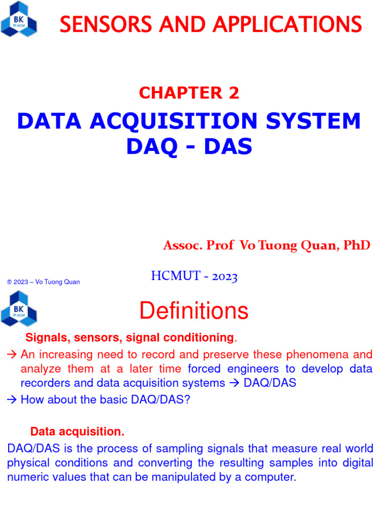 Chapter 2 - Data Acquisition System | PDF | Data Acquisition | Computing