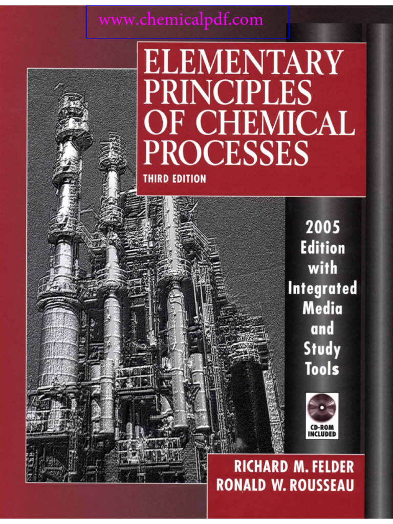 Felder Elementary Principles of Chemical Processes - Third Edition | PDF