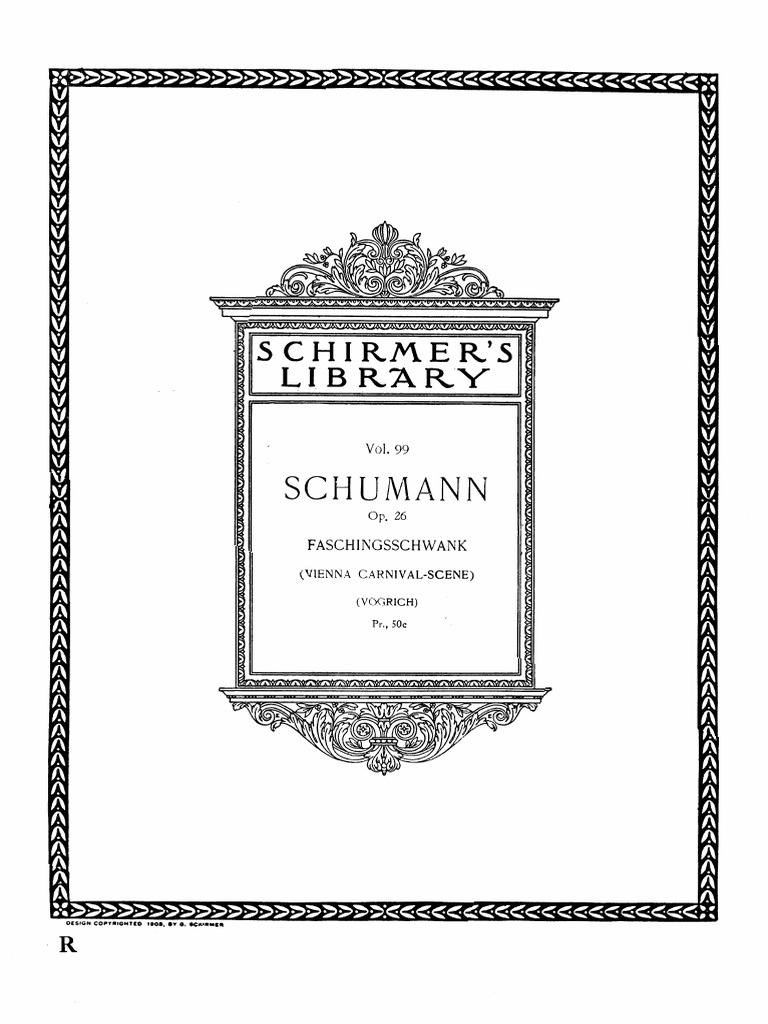 Schumann Op 26 | PDF