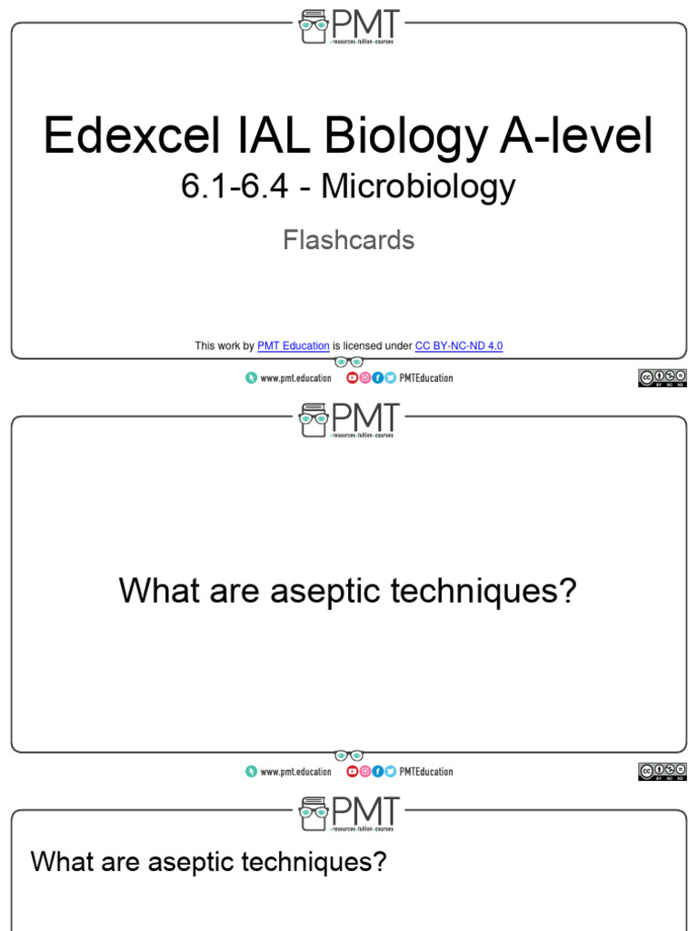 A-Level Microbiology Flashcards | PDF | Sterilization (Microbiology ...