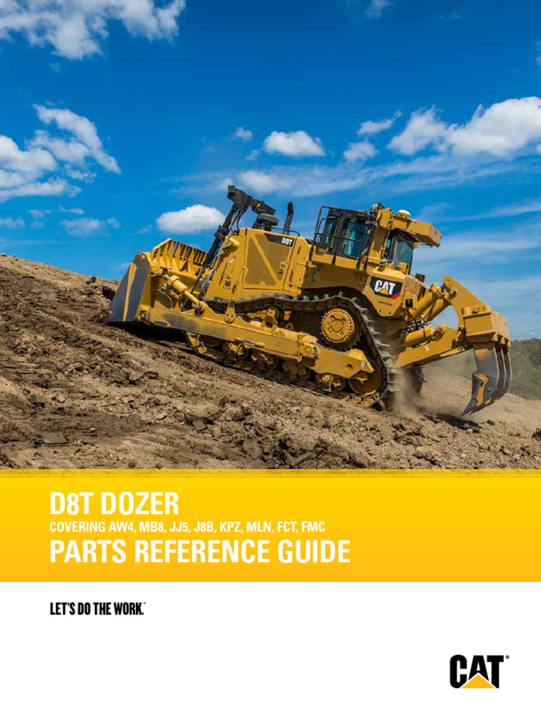D8T Dozer Parts Reference Guide: Covering Aw4, Mb8, Jj5, J8B, KPZ, MLN, FCT, FMC | PDF | Motor ...