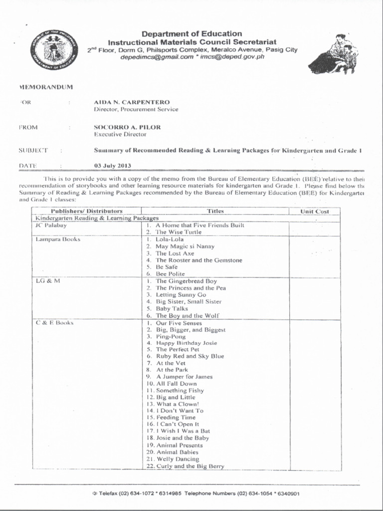 Keep Erk 1 IMCS Non Book Certificate 8 | PDF