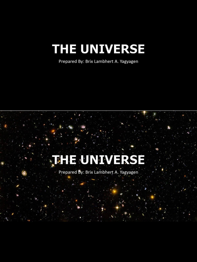 The Origin and Fate of The Universe | PDF | Universe | Big Bang