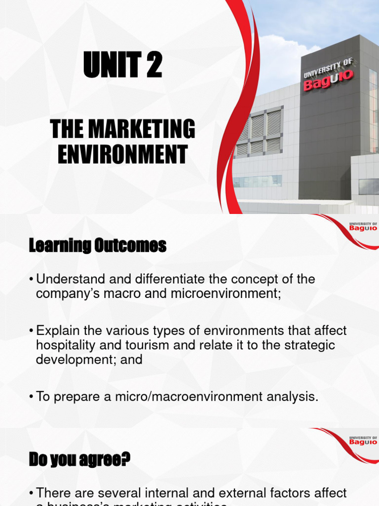 Marketing Environment Analysis Guide | PDF | Marketing | Swot Analysis