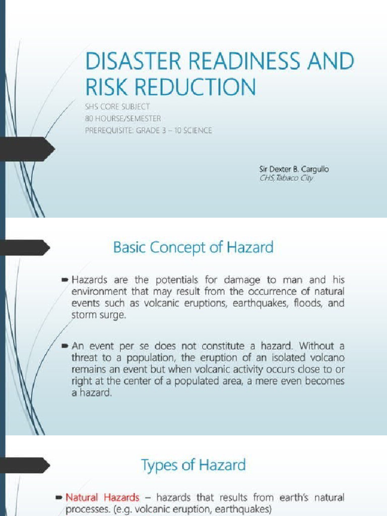 Basic Concept of Hazard | PDF