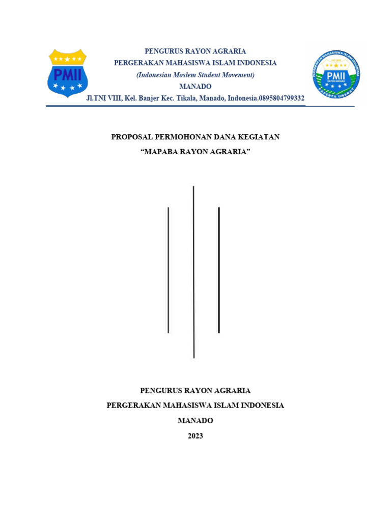 Proposal Mapaba Rayon Agraria (FIX) | PDF