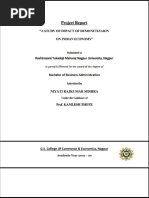 Demonetization Project Class12 Economics | PDF