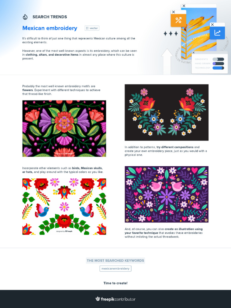 Mexican Embroidery | PDF