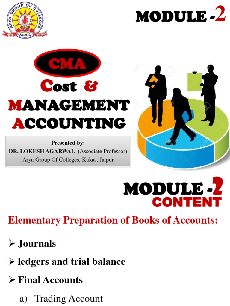 CMA Module 2 - MBA I - Notes Elementary Prreparation of Books of ...