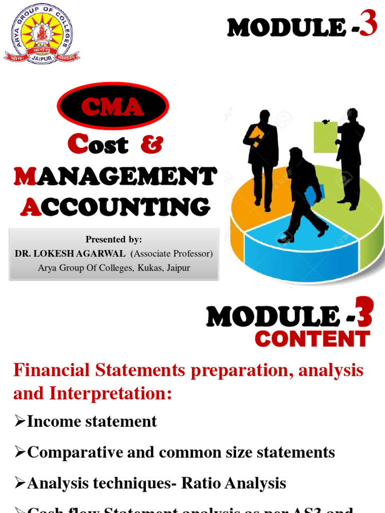 CMA Module 3 - MBA I Sem - Financial Statements Preparation, Analysis ...