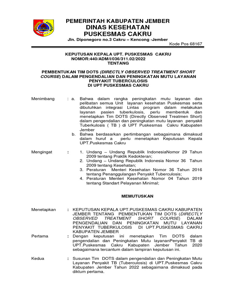 SK Tim Dots Cakru | PDF