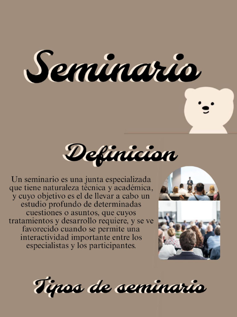 Seminario. 1 | PDF