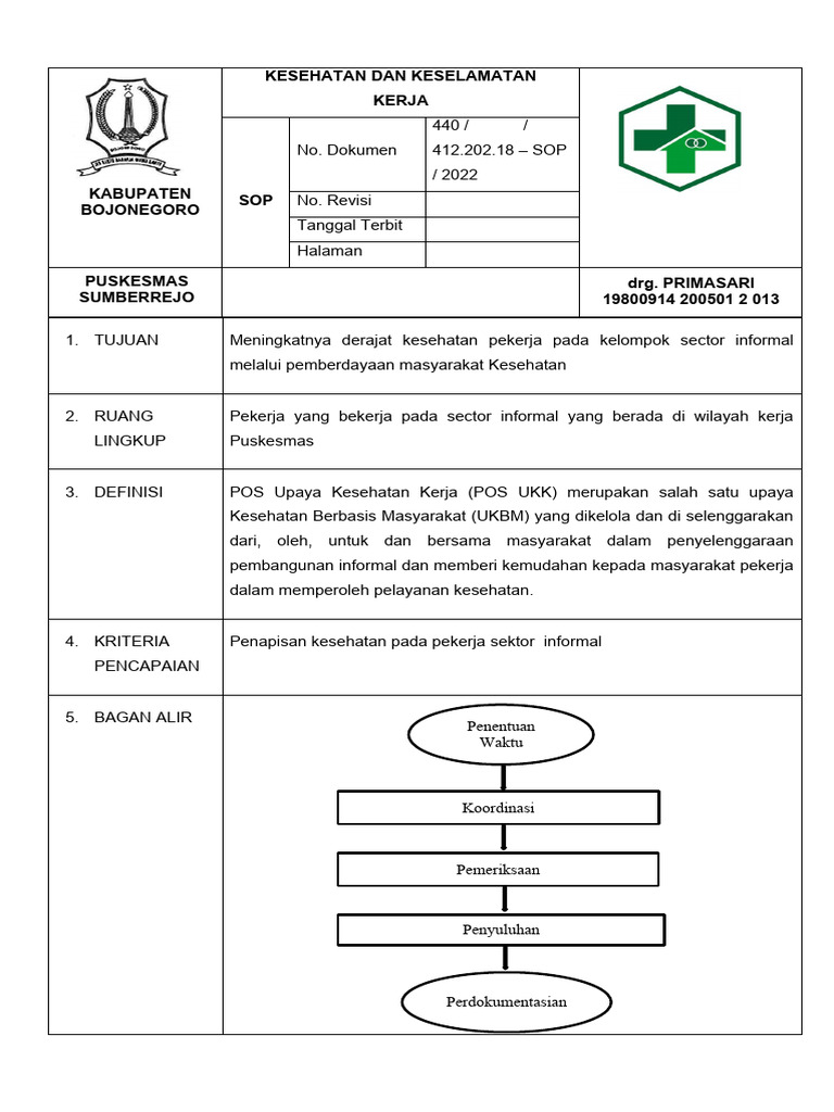 Sop Pembinaan Pos Ukk | PDF