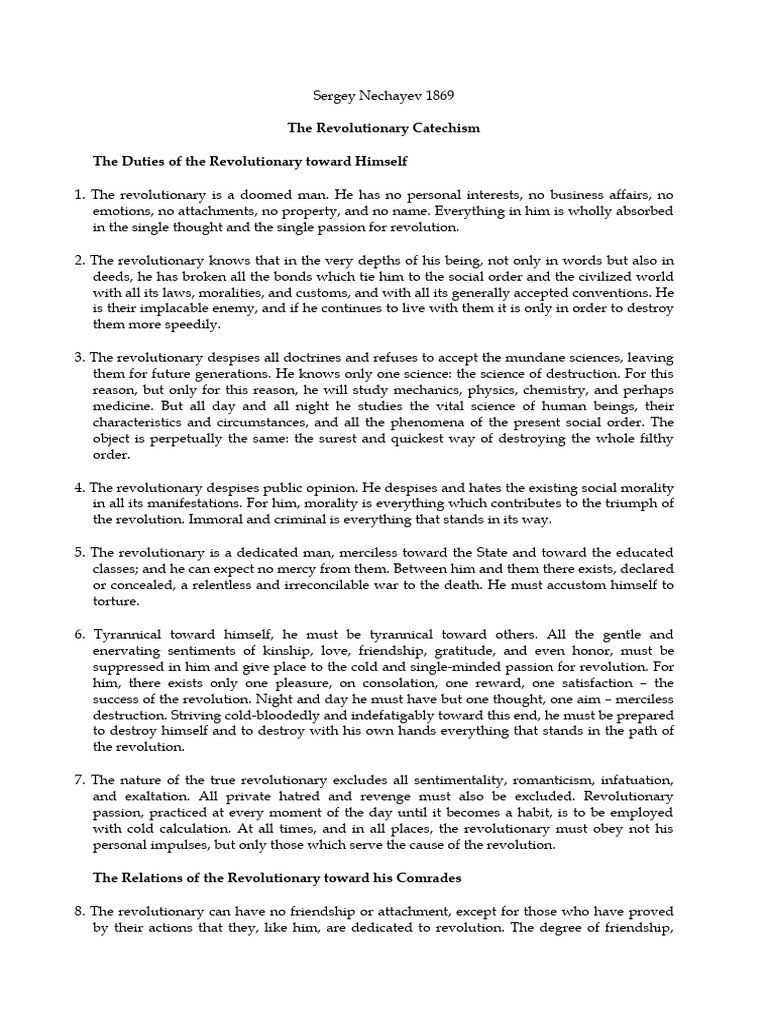 Sergey Nechayev 1869 | PDF