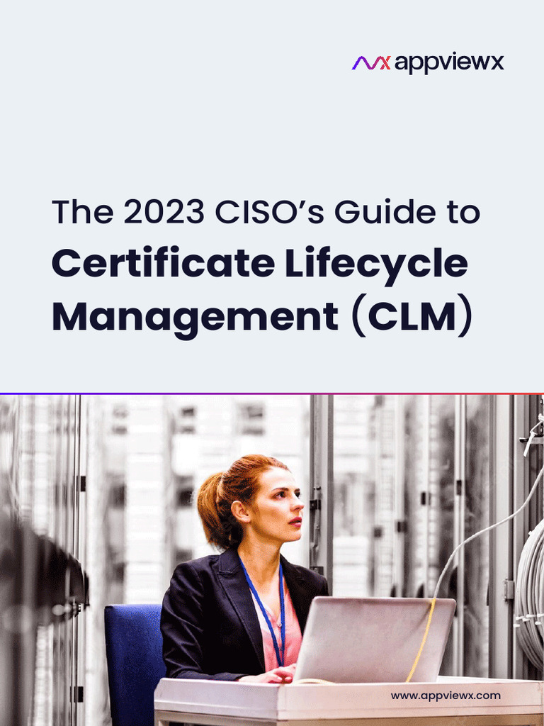 CLM Handbook | PDF | Public Key Certificate | Security