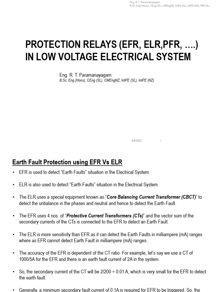 Protection Relays | Download Free PDF | Electrical Engineering ...