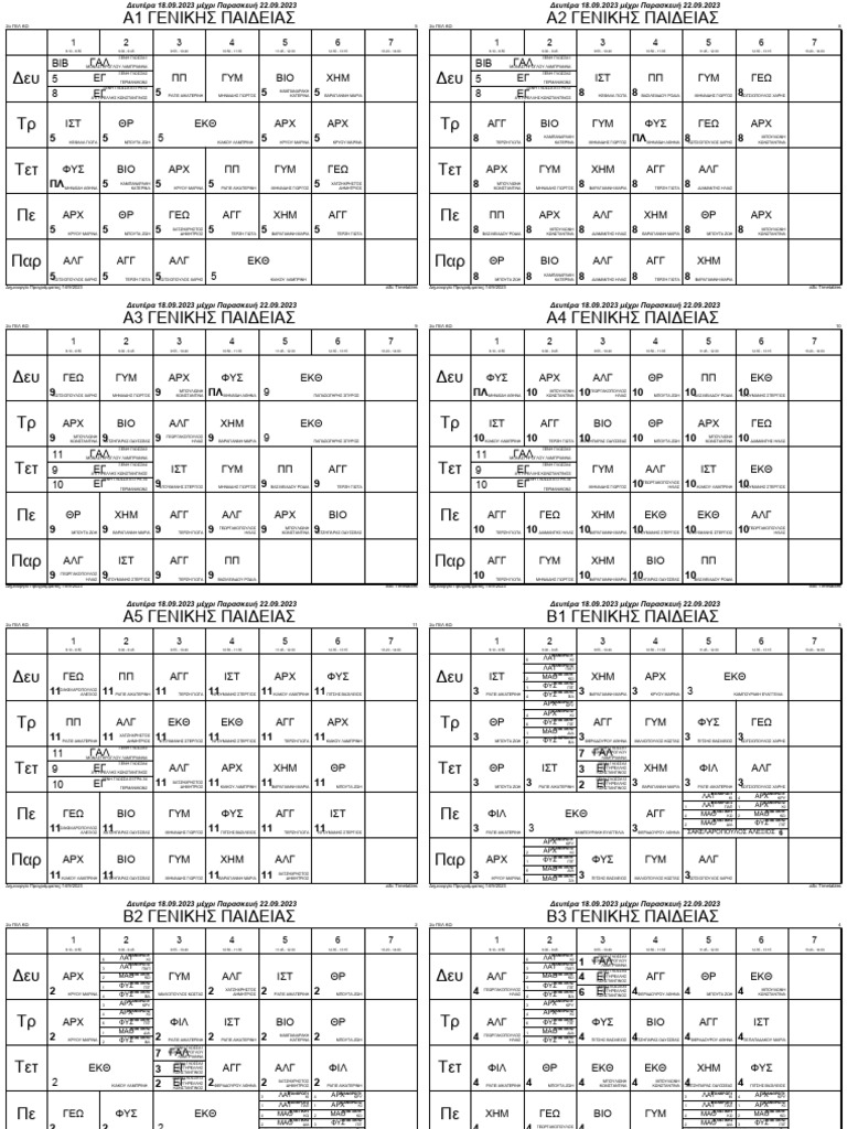 ΤΜΗΜΑΤΑ 2η ΕΒΔ | PDF