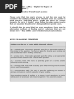 GCSE (9-1) Mathematics Mock Set 6 Paper 1H Mark Scheme | PDF | Mathematics