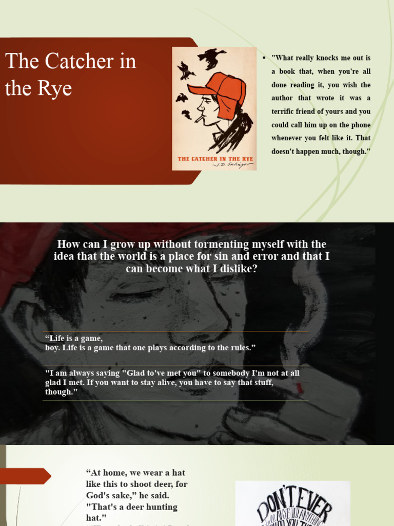 Maria Rebelo - The Catcher in The Rye | PDF