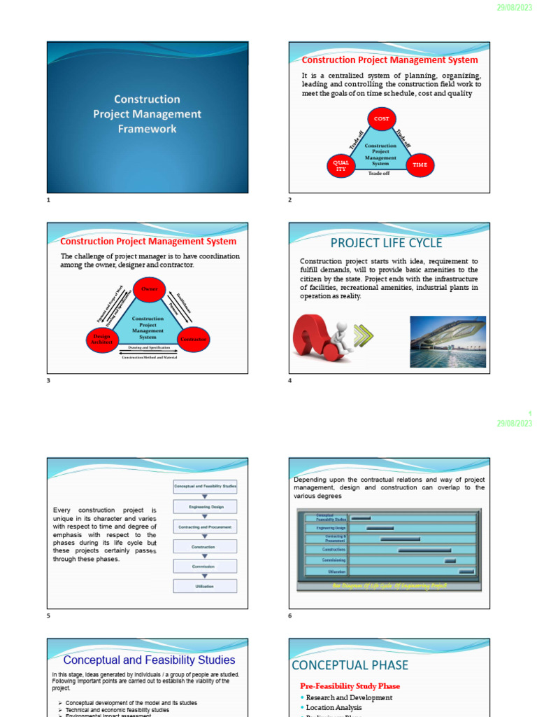 CM 3 Management Framework | PDF | Project Management | Feasibility Study