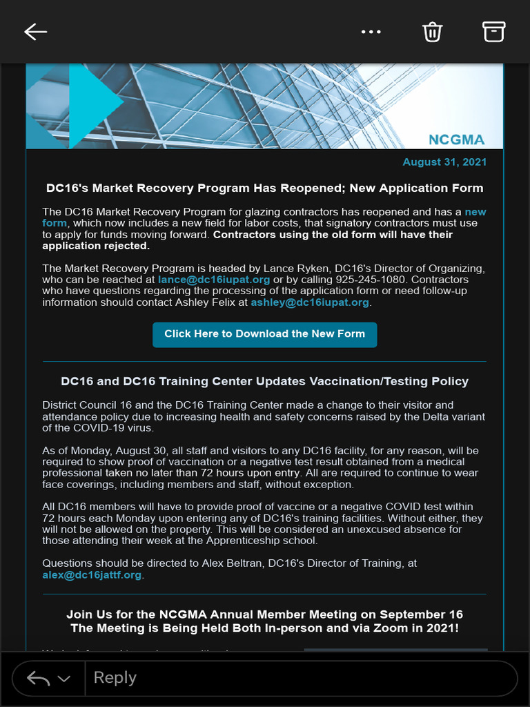 DC16 Market Recovery Program Reopens | PDF | Business | Finance & Money Management