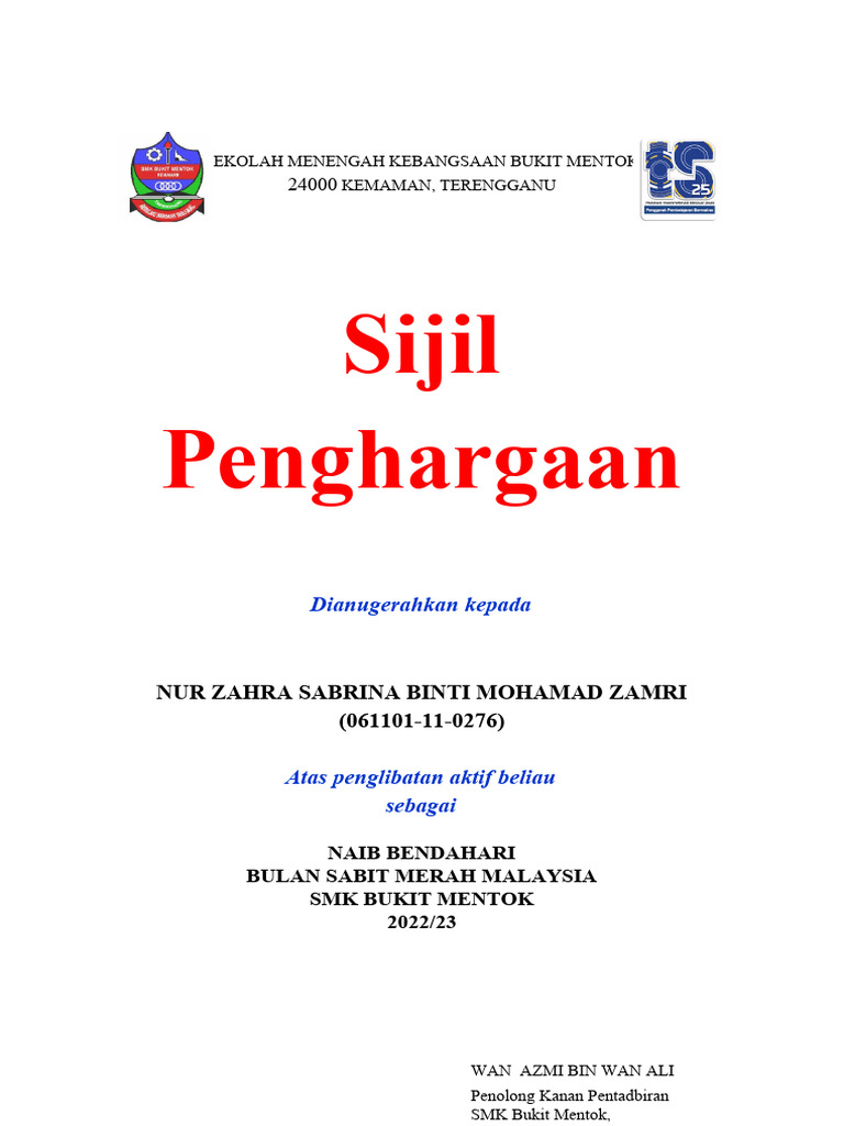 Sijil 2 | PDF
