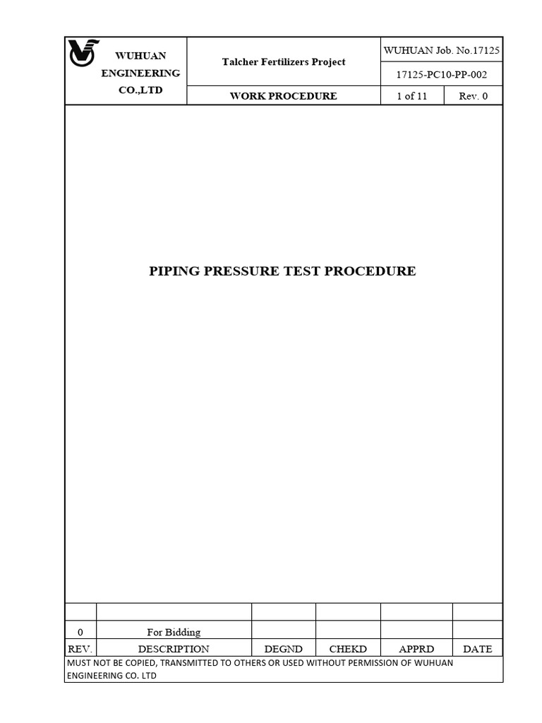 Attach-3 ITP For Process Piping | PDF | Pipe (Fluid Conveyance) | Valve