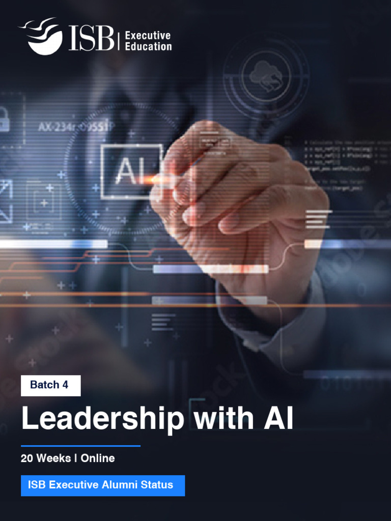 Isb Lai Brochure | PDF | Artificial Intelligence | Intelligence (AI) & Semantics