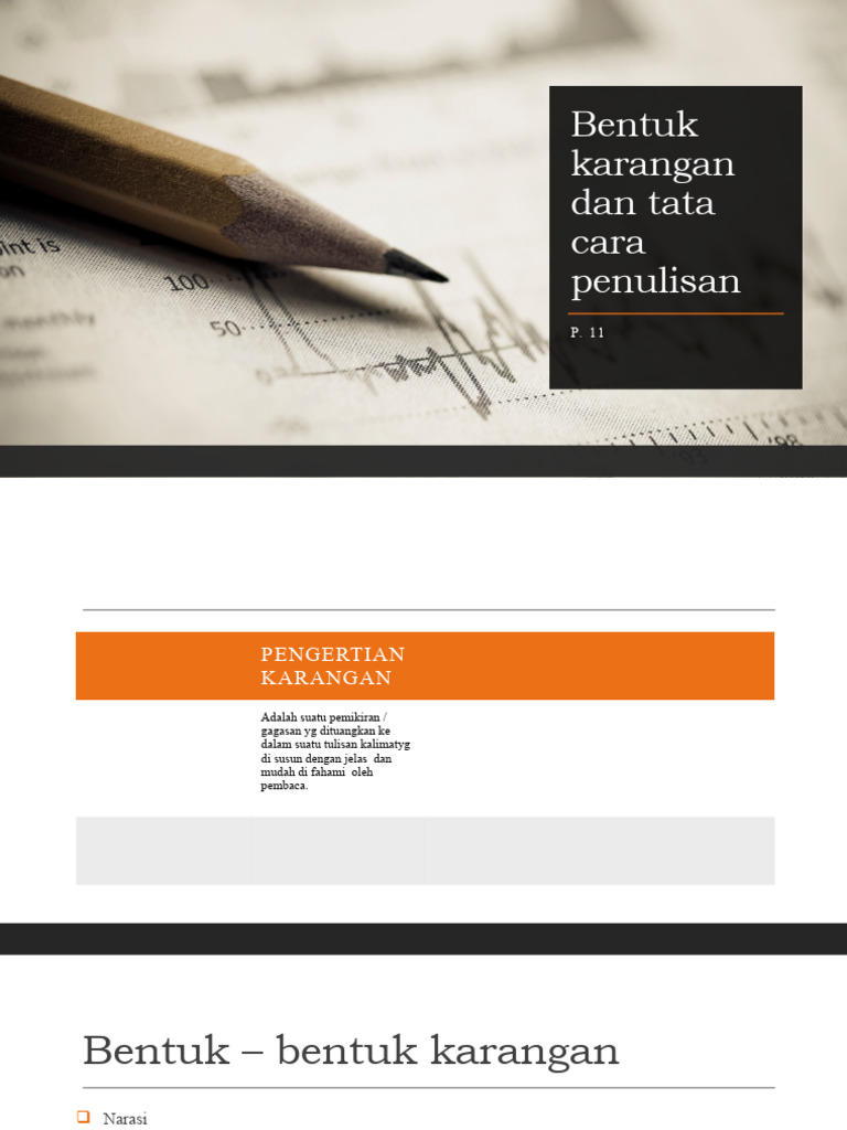 Bentuk Karangan Dan Tata Cara Penulisan P11 | PDF | Seni & Disiplin Bahasa | Kajian Bahasa Asing
