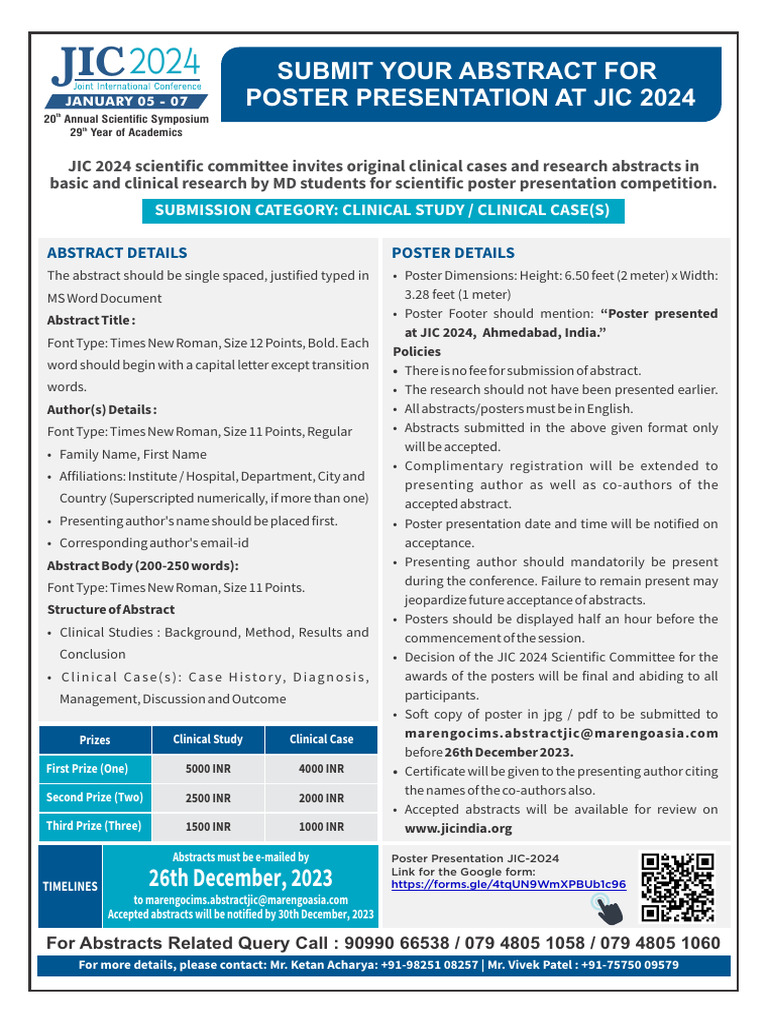 Poster Presentation - JIC 2024 | PDF | Times New Roman | Human ...
