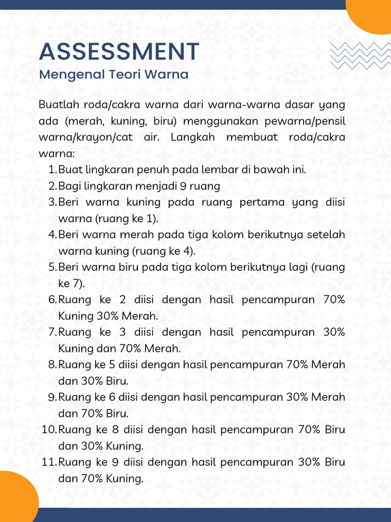 4 Asesmen-Membuat Roda - Cakra Warna | PDF