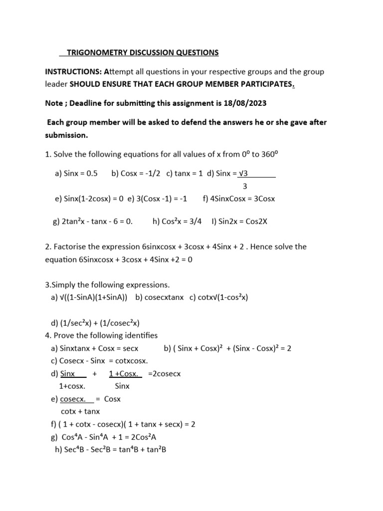 TRIGONOMETRY DI-WPS Office | PDF | Complex Analysis | Functions And Mappings